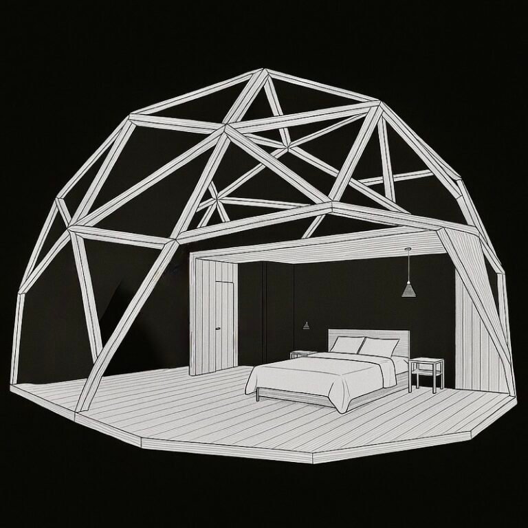 Fabricante de domos geodésicos experienciales para glamping de lujo ...