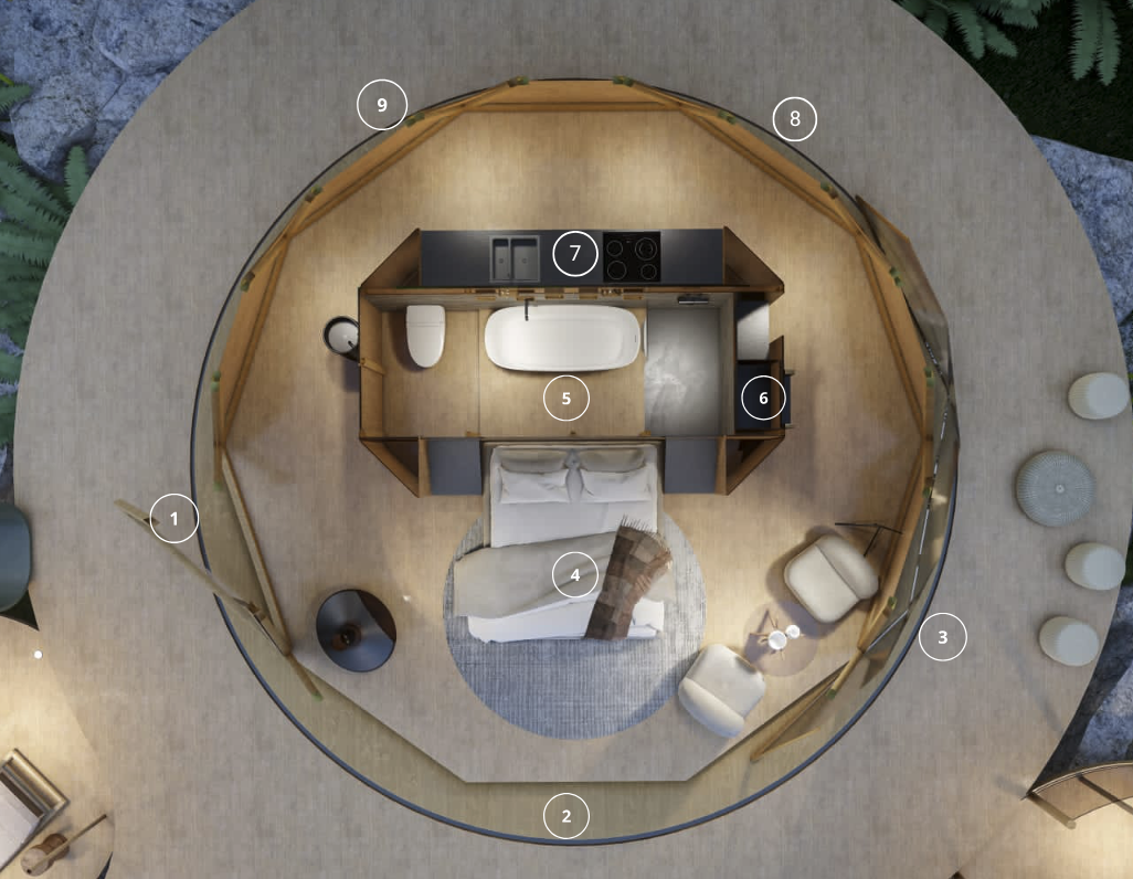 DISEÑO, FABRICACIÓN Y MONTAJE DE PABELLONES GEODÉSICOS PREMIUM